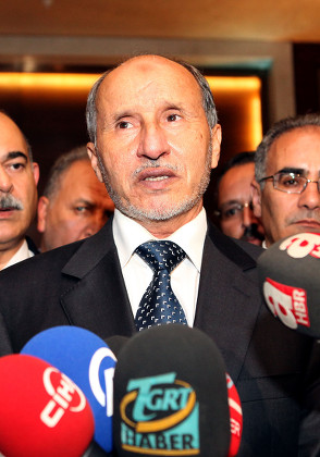 Libyas National Transitional Council Tnc Chairman Editorial Stock Photo ...