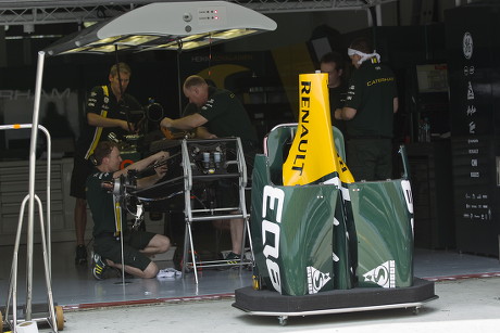 Formula One Caterham F1 Team Crew Editorial Stock Photo - Stock Image ...
