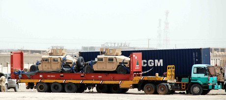 Trucks Carrying Logistic Supplies Nato Forces Editorial Stock Photo ...