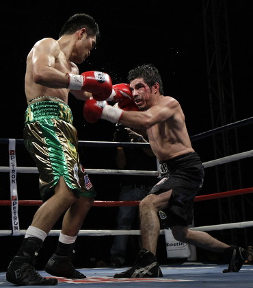 Filipinoamerican Brian Viloria L Exchange Punches Editorial Stock Photo ...
