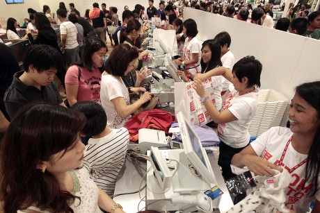 Filipino Shoppers Pay Their Goods Inside Editorial Stock Photo - Stock ...