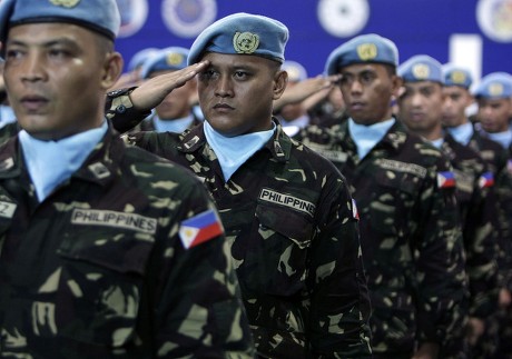 Filipino Soldiers Part United Nations Un Editorial Stock Photo - Stock ...