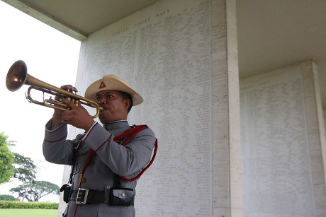 Philippine Army Soldier Plays Taps On Editorial Stock Photo - Stock ...