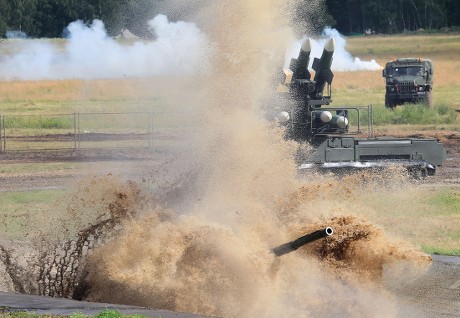 Russian Military Vehicles Such Tanks Missile Editorial Stock Photo ...