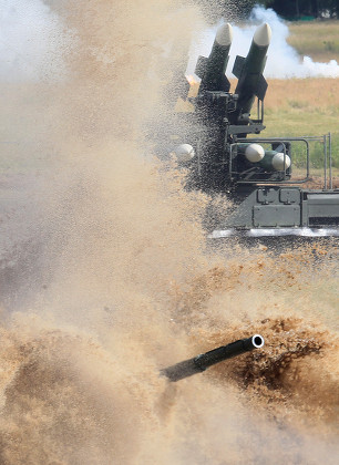 Russian Military Vehicles Such Tanks Missile Editorial Stock Photo ...