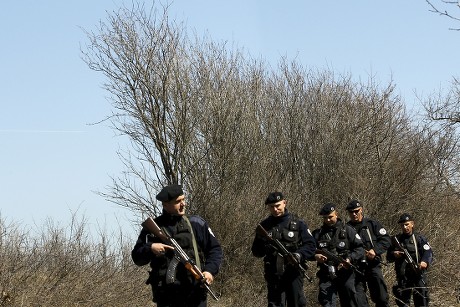 Kosovo Police Officers Patrol Border Area Editorial Stock Photo - Stock ...