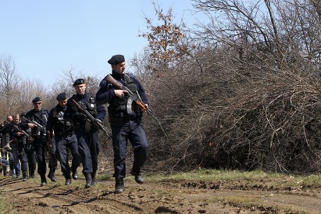 Kosovo Police Officers Patrol Border Area Editorial Stock Photo - Stock ...