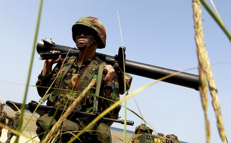 South Korean Marine Corps Action During Editorial Stock Photo - Stock ...