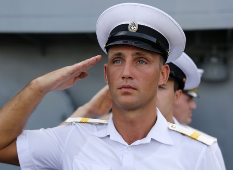 Russian Navy Antisubmarine Vessel Admiral Tributs Editorial Stock Photo ...