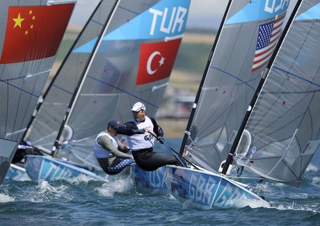 British Finn Sailor Ben Ainslie Action Editorial Stock Photo - Stock ...