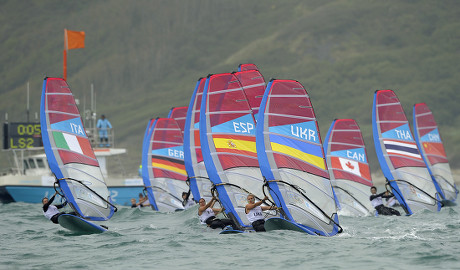 Start Womens Rsx Windsurfer Race London Editorial Stock Photo - Stock ...