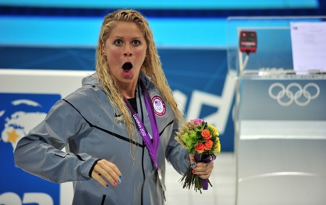Us Swimmer Elizabeth Beisel Reacts After Editorial Stock Photo - Stock ...