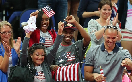 Supporters Team Usa Cheer During Women Editorial Stock Photo - Stock ...