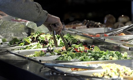 Person Serves Themselves Food Deli Steam Editorial Stock Photo - Stock ...