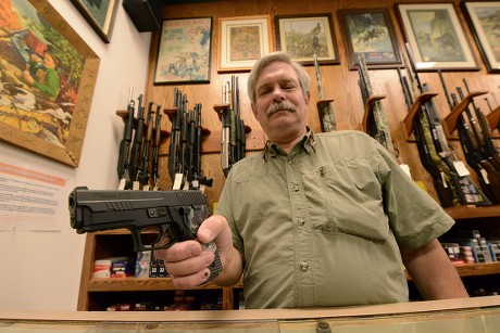 Salesman Bob Croy Shows Sig Sauer Editorial Stock Photo - Stock Image ...