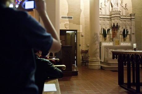 Roman Catholic Devotees Have Come Shrine Editorial Stock Photo - Stock ...
