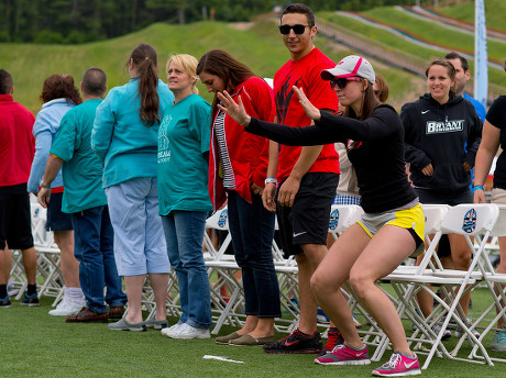 Participants Prepare Start First Musical Chairs Editorial Stock Photo ...