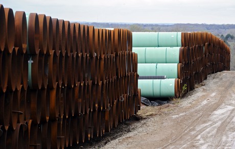 Piping Be Used Keystone Xl Pipe Editorial Stock Photo - Stock Image ...