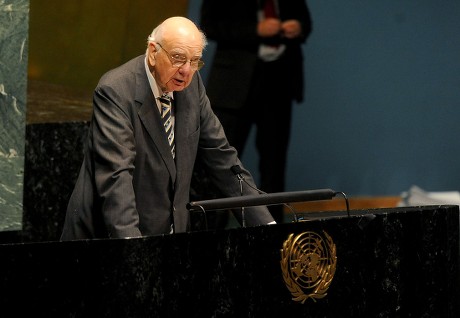Paul Volcker Former Head United States Editorial Stock Photo - Stock ...