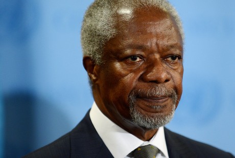 Former Un Secretary General Un Envoy Editorial Stock Photo - Stock ...
