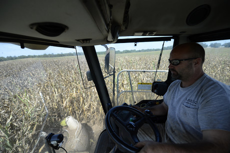 Keith Beall Operates Silage Chopper While Editorial Stock Photo - Stock ...