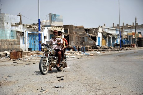 Two Yemeni Men Riding Motorbike Drive Editorial Stock Photo - Stock ...