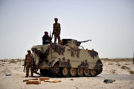 Yemeni Soldiers On Armored Personnel Carrier Editorial Stock Photo ...