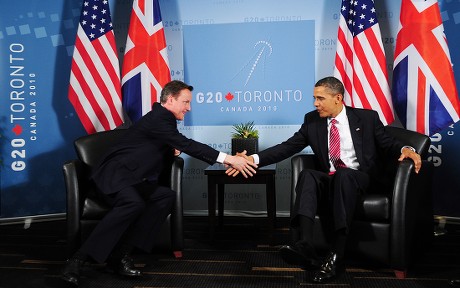 Us President Barack Obama R British Editorial Stock Photo - Stock Image ...