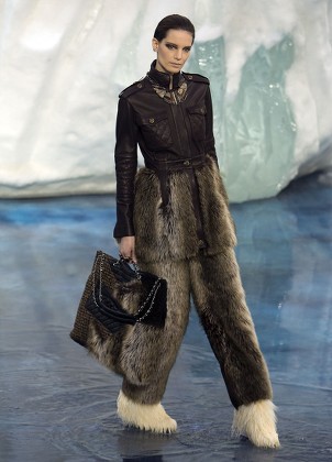 Austrian Model Iris Strubegger Wears Creation Editorial Stock Photo ...