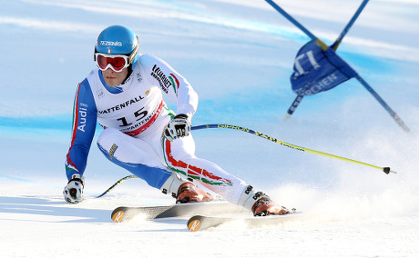 Christof Innerhofer Italy Clears Gate During Editorial Stock Photo ...