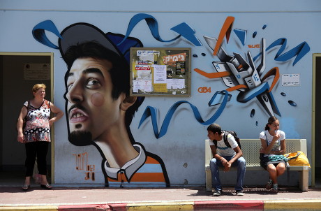 Israeli Graffiti Artist Who Goes By Editorial Stock Photo - Stock Image ...