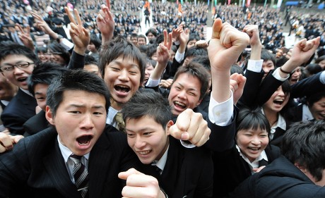 Soon Graduate Japanese Young People Attend Editorial Stock Photo ...