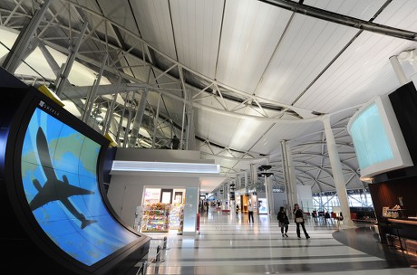 Airplane Displayed On Worlds Largest Plasma Editorial Stock Photo ...