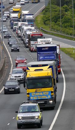 Convoy Lorries Editorial Stock Photo - Stock Image | Shutterstock