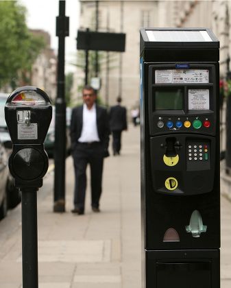 Parkeon Celebrates Golden Anniversary Parking Meter Editorial Stock ...