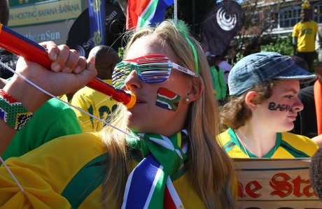 Supporters South African Soccer Team Gather Editorial Stock Photo ...
