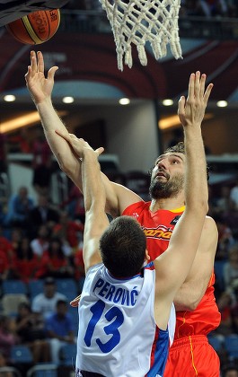 Turkish Player L Goes Basket Near Editorial Stock Photo - Stock Image ...