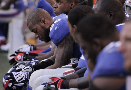 Giants Safety Aaron Rouse L Sits Editorial Stock Photo - Stock Image ...