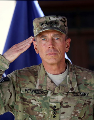 Us General David Petraeus Outgoing Commander Editorial Stock Photo ...