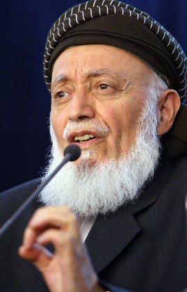 Burhanuddin Rabbani Former Afghan President Now Editorial Stock Photo ...