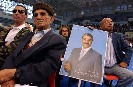 Supporters Said Sadi Leader Algerias Rally Editorial Stock Photo ...
