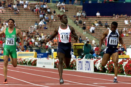 Edmonton Canada British Sprinter Dwain Chambers Editorial Stock Photo ...