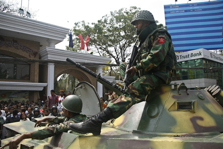 Bangladeshi Army Officials Entered Bdr Headquarters Editorial Stock ...