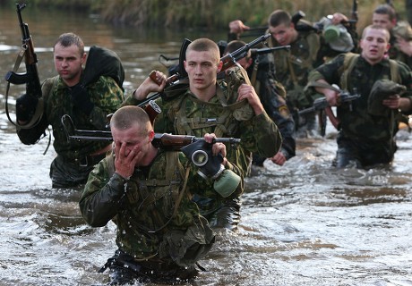 Belarussian Soldiers Interior Ministrys Special Forces Editorial Stock ...