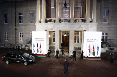 Delegates Arrive Afghanistan Conference Lancaster House Editorial Stock ...