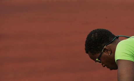 Cuban Dayron Robles Reacts After Winning Editorial Stock Photo - Stock ...