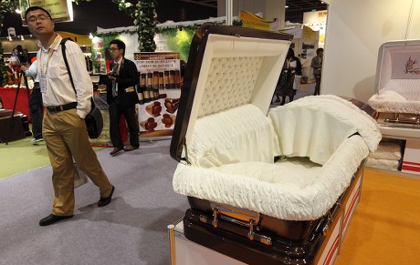 Open Coffin Presented Asia Funeral Expo Editorial Stock Photo - Stock ...