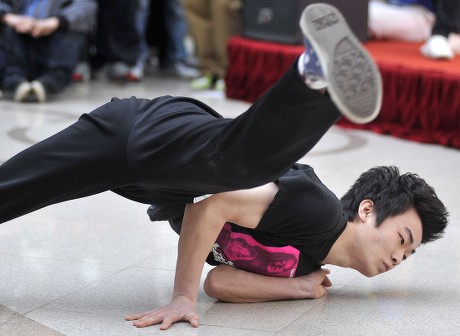 Young Breakdancer Competes Breakdancing Match Shopping Editorial Stock ...