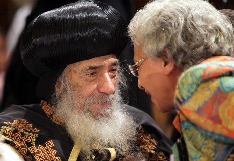 Egypts Coptic Church Head Pope Shenouda Editorial Stock Photo - Stock ...