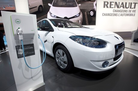 Renault Fluence Z E Electric Car Editorial Stock Photo - Stock Image ...